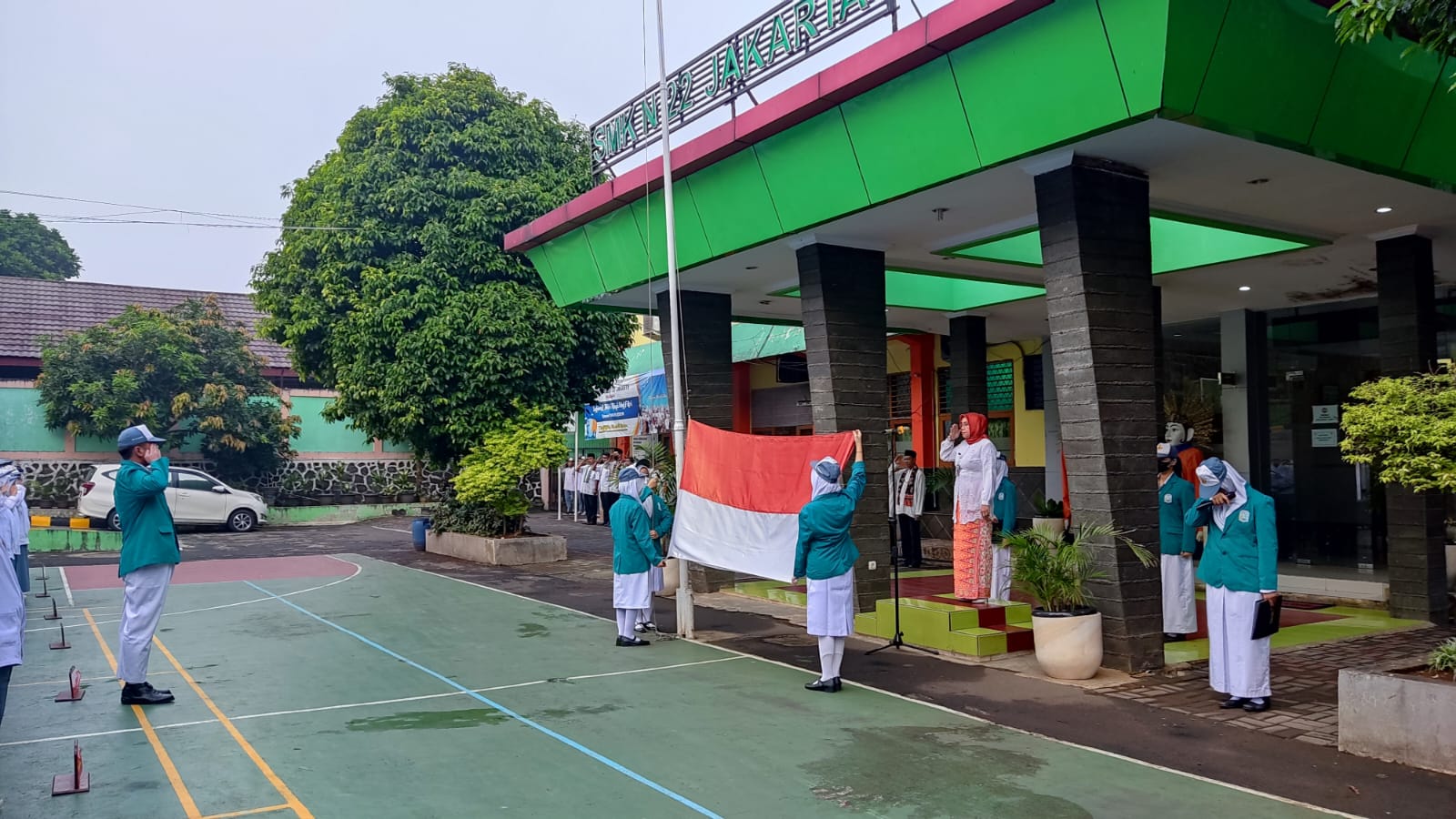 SMKN 22 Narkoba No ! Prestasi yes ! juara 1 Piala Gubernur Taekwondo ...